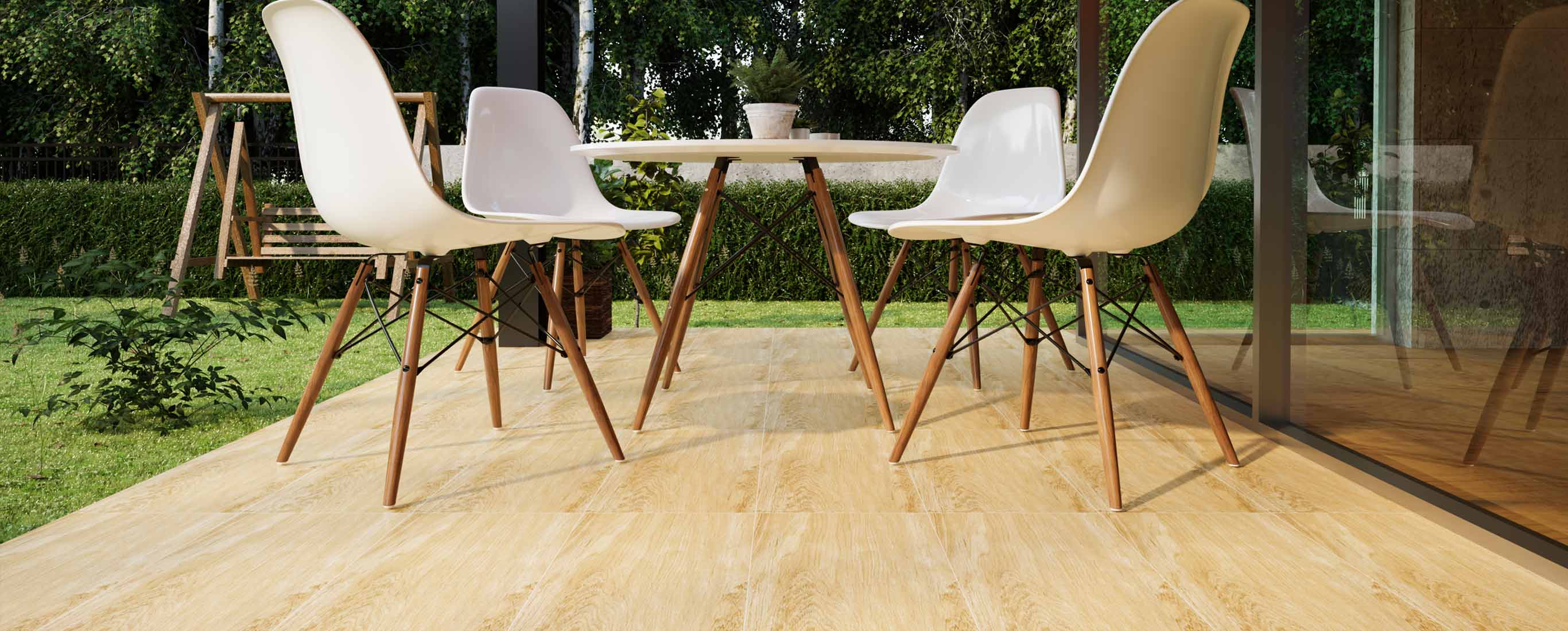 Glossy Wooden Floor Tiles - DBL Ceramics
