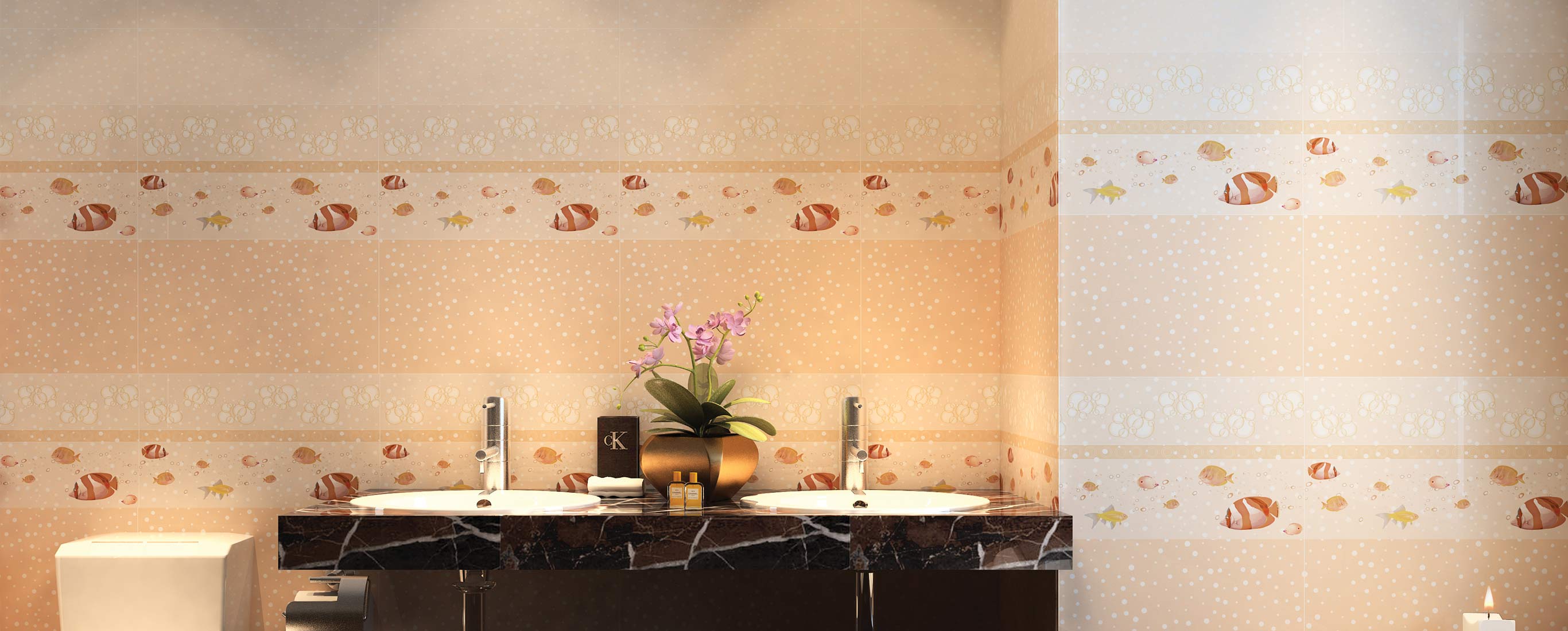 Artistic Wall Tile with Refined Detail | DBL Ceramics