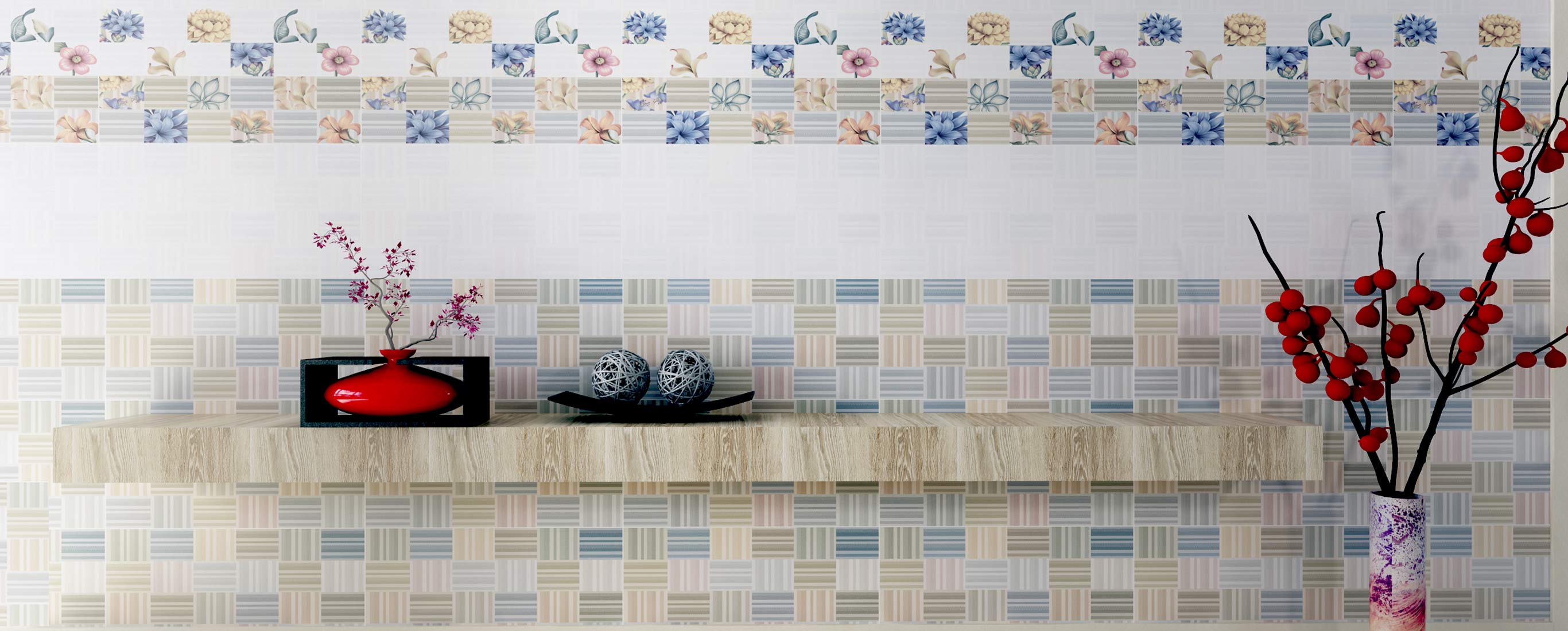 Decorative Wall Tile with Rich Detail | DBL Ceramics