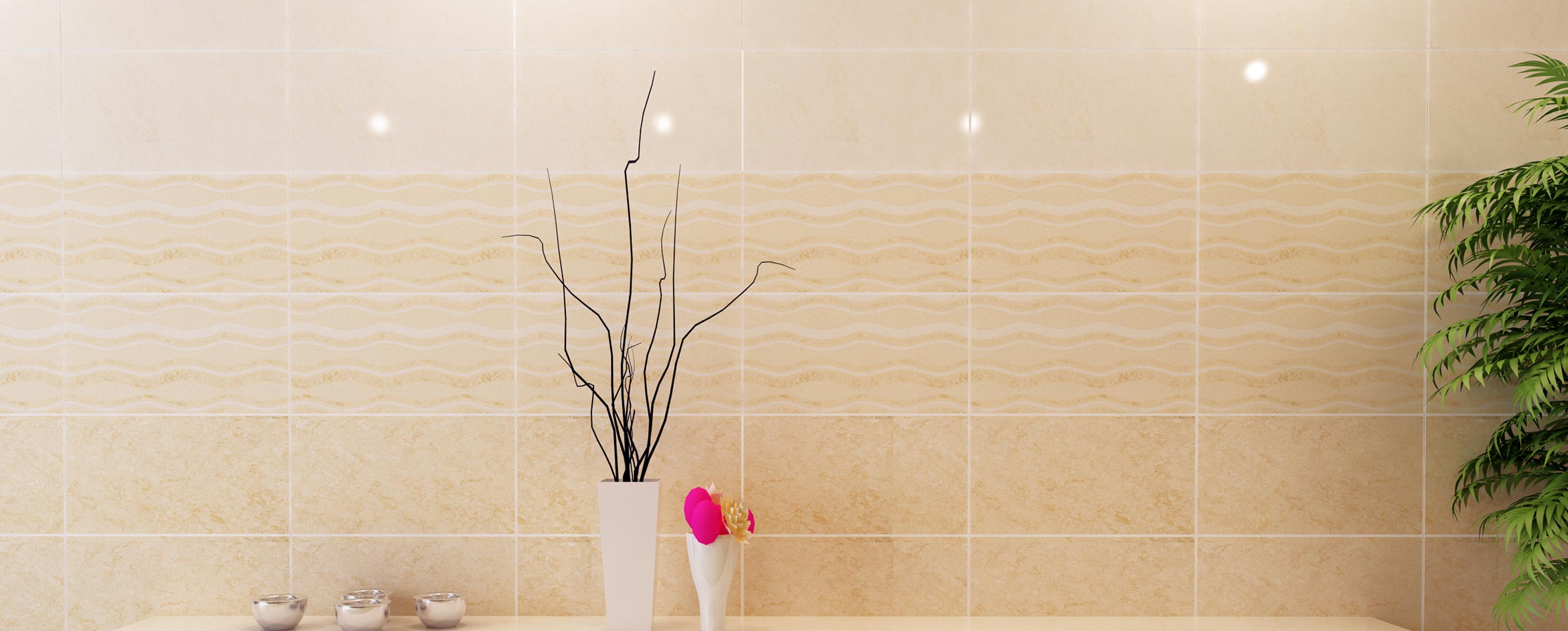 Artful Décor Wall Tile with Subtle Pattern | DBL Ceramics
